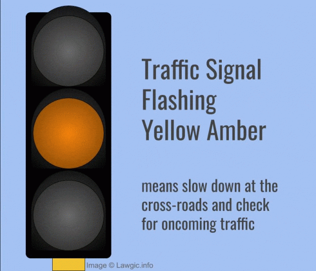 Amber Traffic Signal - Lawgic
